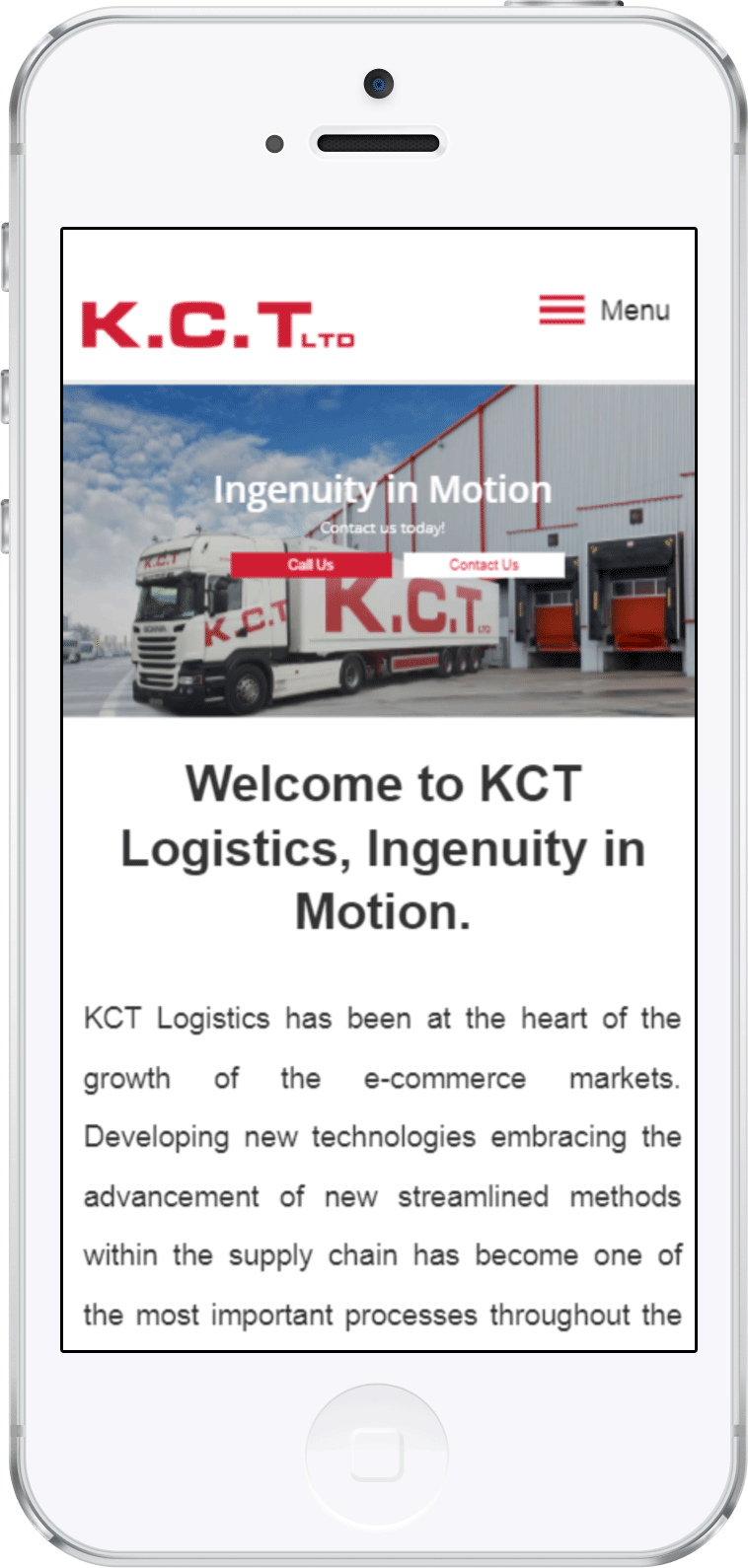 Logistics Company Website Design | Ireland Website Design - Ireland ...